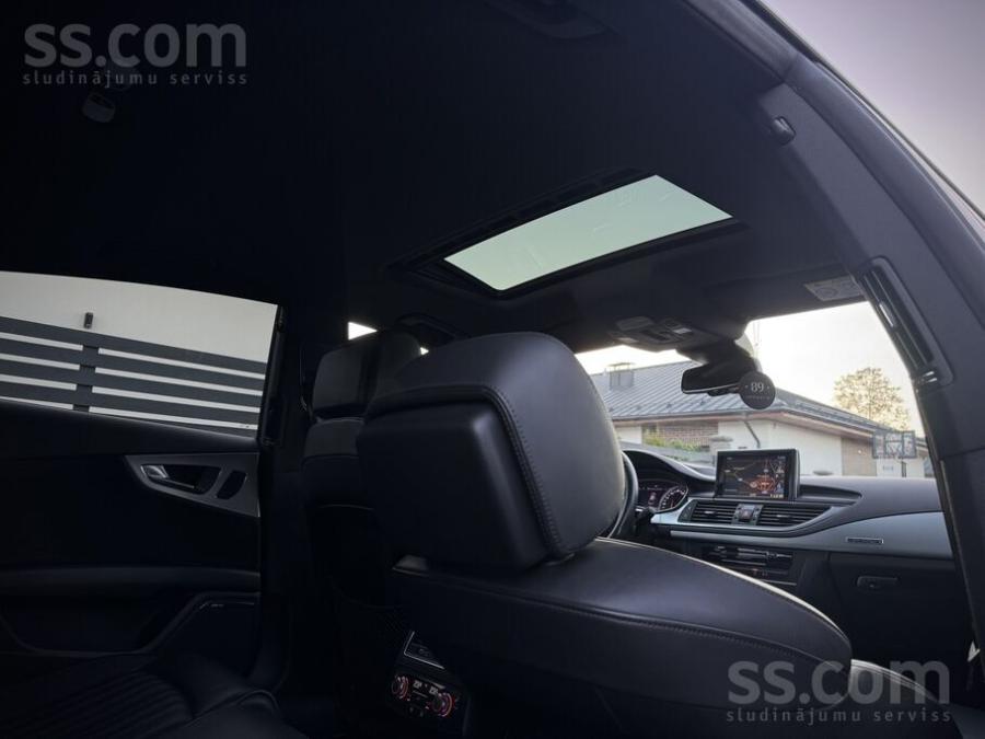 Pelēks Audi A7 Sportback 2015 Jelgava, ar dzinēja tilpumu 3.00 L un nobraukumu 195 tūkst. km par 19500 €, foto 21 vietnē AUTOMOTO.COM.LV
