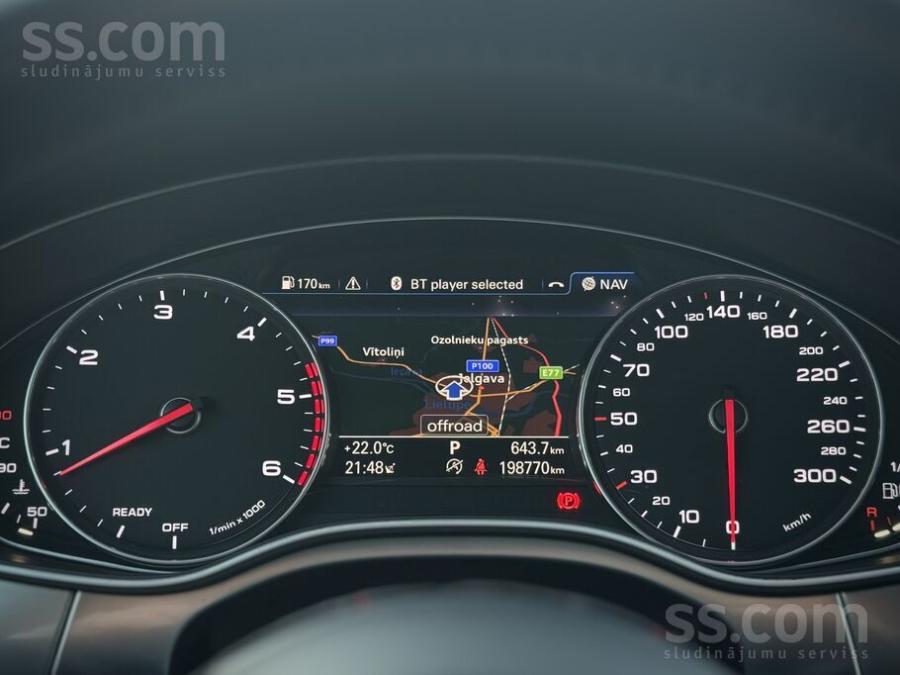 Pelēks Audi A7 Sportback 2015 Jelgava, ar dzinēja tilpumu 3.00 L un nobraukumu 195 tūkst. km par 19500 €, foto 25 vietnē AUTOMOTO.COM.LV