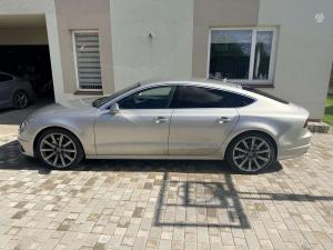 Grey Audi A7 Sportback 2015 in Vilnius, with an engine capacity of 2.97 L and mileage of 347 thousand km for 14500 €, photo 5 on AUTOMOTO.COM.LV