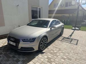 Grey Audi A7 Sportback 2015 in Vilnius, with an engine capacity of 2.97 L and mileage of 347 thousand km for 14500 €, photo 6 on AUTOMOTO.COM.LV