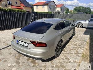 Grey Audi A7 Sportback 2015 in Vilnius, with an engine capacity of 2.97 L and mileage of 347 thousand km for 14500 €, photo 7 on AUTOMOTO.COM.LV