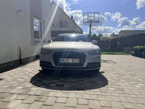 Grey Audi A7 Sportback 2015 in Vilnius, with an engine capacity of 2.97 L and mileage of 347 thousand km for 14500 €, photo 8 on AUTOMOTO.COM.LV