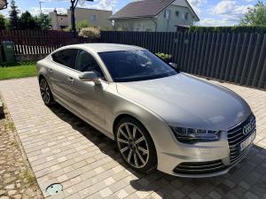 Grey Audi A7 Sportback 2015 in Vilnius, with an engine capacity of 2.97 L and mileage of 347 thousand km for 14500 €, photo 10 on AUTOMOTO.COM.LV