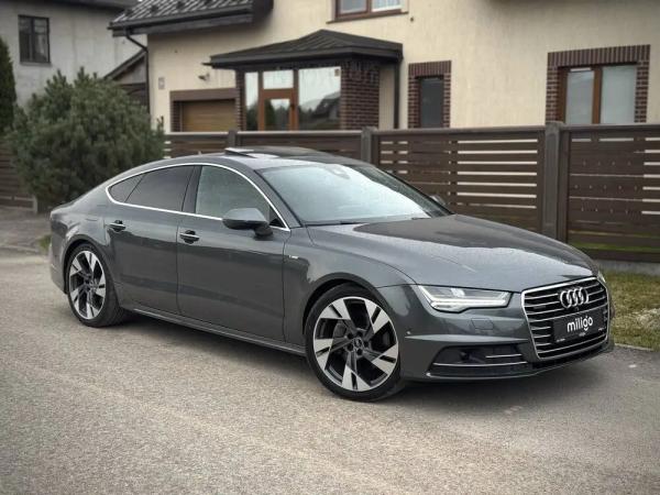Pelēks Audi A7 Sportback 2015 Jelgava, ar dzinēja tilpumu 3.00 L un nobraukumu 195 tūkst. km par 19500 €, foto 6 vietnē AUTOMOTO.COM.LV