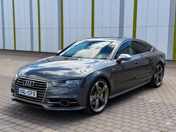 Pelēks Audi A7 Sportback 2015 Raseiniai, ar dzinēja tilpumu 2.97 L un nobraukumu 217 tūkst. km par 18250 €, foto 5 vietnē AUTOMOTO.COM.LV