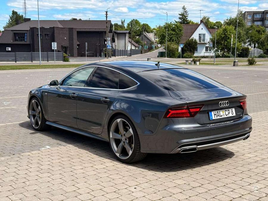Pelēks Audi A7 Sportback 2015 Raseiniai, ar dzinēja tilpumu 2.97 L un nobraukumu 217 tūkst. km par 18250 €, foto 8 vietnē AUTOMOTO.COM.LV