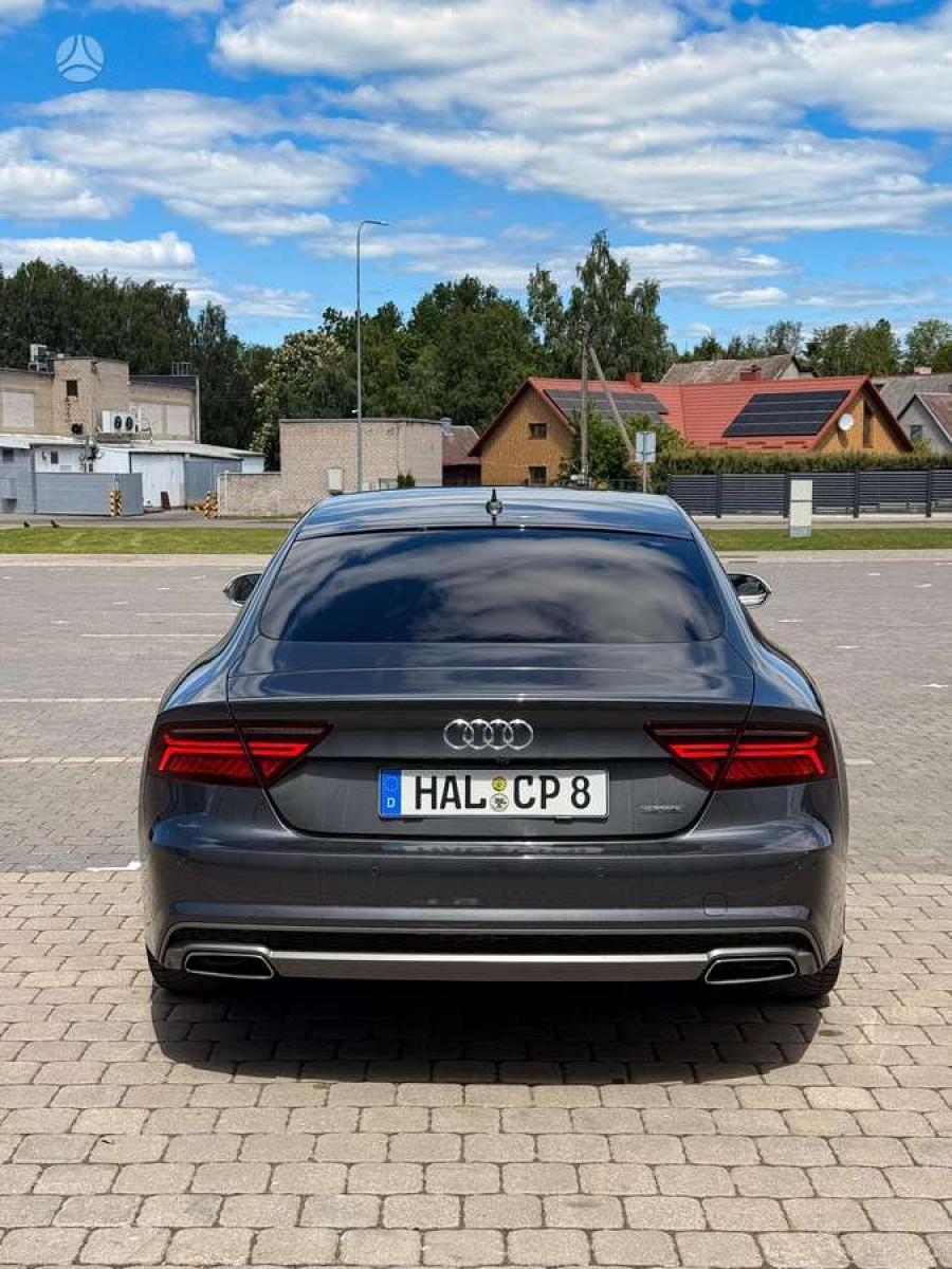 Pelēks Audi A7 Sportback 2015 Raseiniai, ar dzinēja tilpumu 2.97 L un nobraukumu 217 tūkst. km par 18250 €, foto 9 vietnē AUTOMOTO.COM.LV