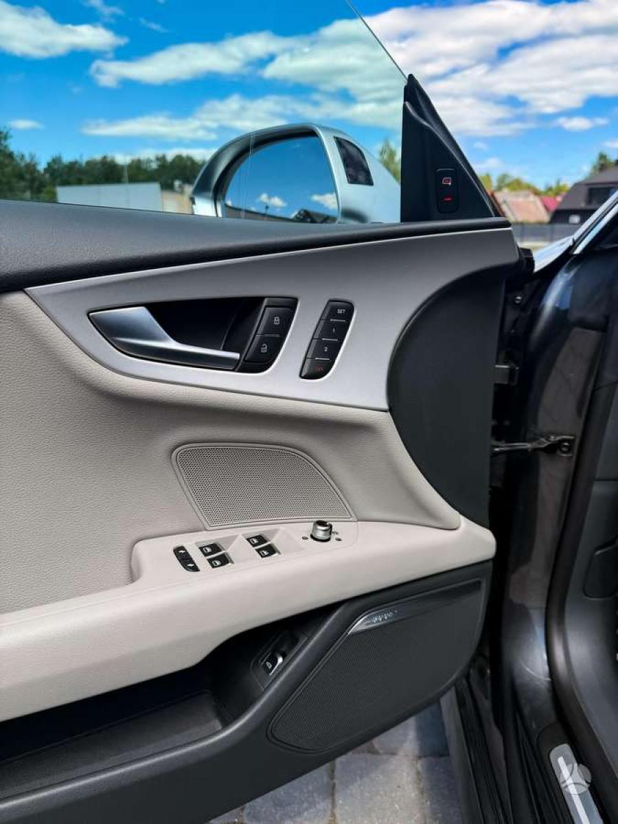 Pelēks Audi A7 Sportback 2015 Raseiniai, ar dzinēja tilpumu 2.97 L un nobraukumu 217 tūkst. km par 18250 €, foto 15 vietnē AUTOMOTO.COM.LV