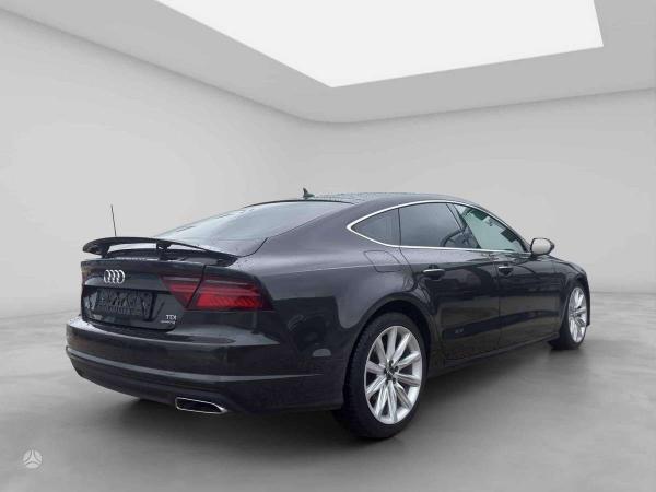 Grey Audi A7 Sportback 2015 in Kaunas, with an engine capacity of 3.00 L and mileage of 302 thousand km for 15990 €, photo 6 on AUTOMOTO.COM.LV