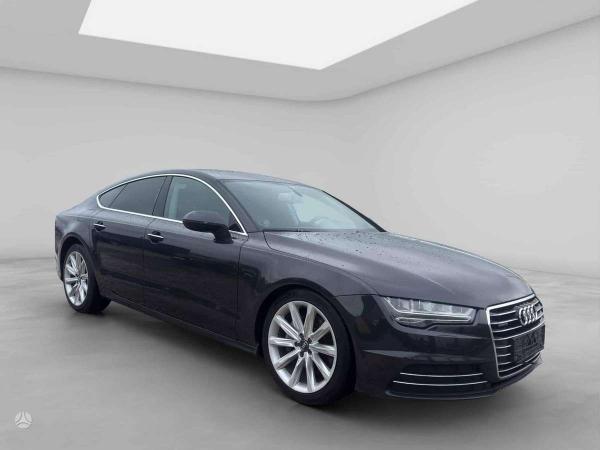 Grey Audi A7 Sportback 2015 in Kaunas, with an engine capacity of 3.00 L and mileage of 302 thousand km for 15990 €, photo 8 on AUTOMOTO.COM.LV