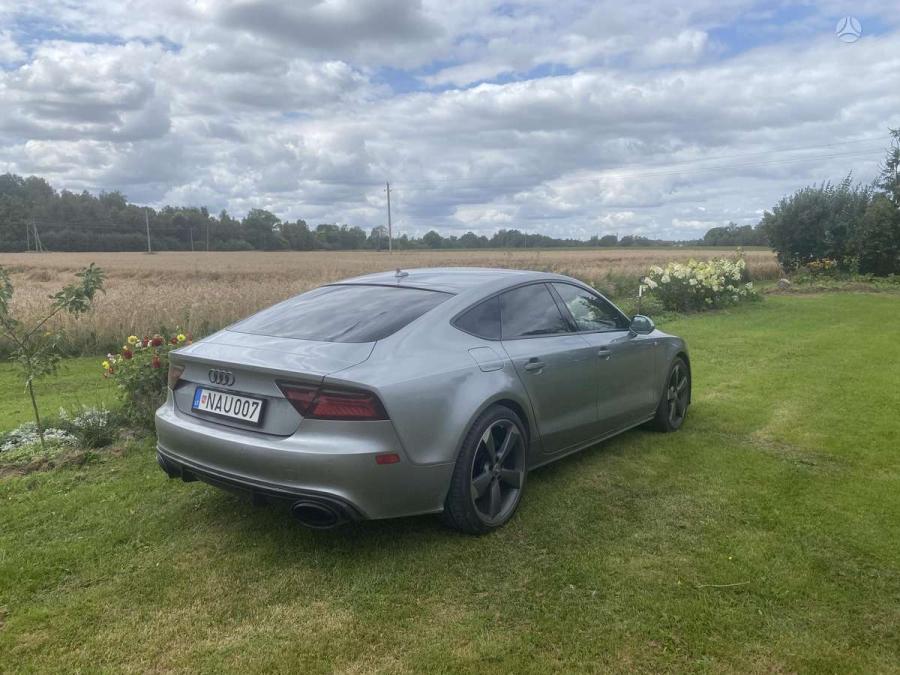Pelēks Audi A7 Sportback 2015 Kauņa, ar dzinēja tilpumu 3.00 L un nobraukumu 174 tūkst. km par 14900 €, foto 3 vietnē AUTOMOTO.COM.LV