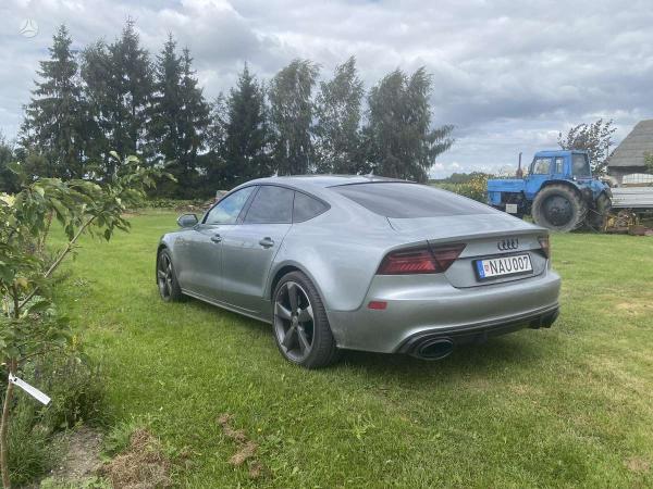 Pelēks Audi A7 Sportback 2015 Kauņa, ar dzinēja tilpumu 3.00 L un nobraukumu 174 tūkst. km par 14900 €, foto 3 vietnē AUTOMOTO.COM.LV