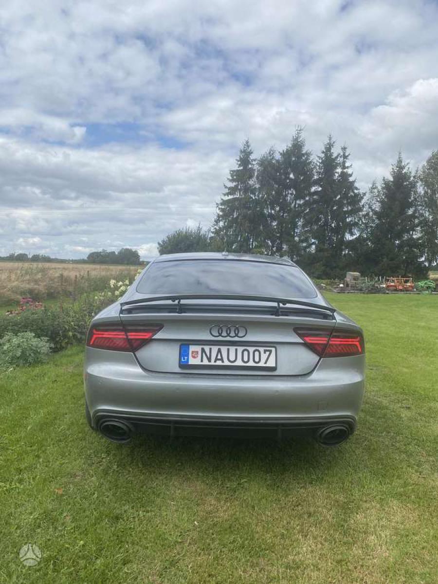 Pelēks Audi A7 Sportback 2015 Kauņa, ar dzinēja tilpumu 3.00 L un nobraukumu 174 tūkst. km par 14900 €, foto 5 vietnē AUTOMOTO.COM.LV