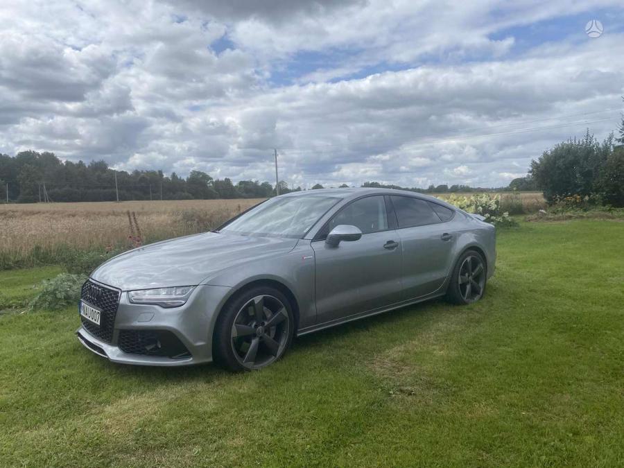 Pelēks Audi A7 Sportback 2015 Kauņa, ar dzinēja tilpumu 3.00 L un nobraukumu 174 tūkst. km par 14900 €, foto 6 vietnē AUTOMOTO.COM.LV