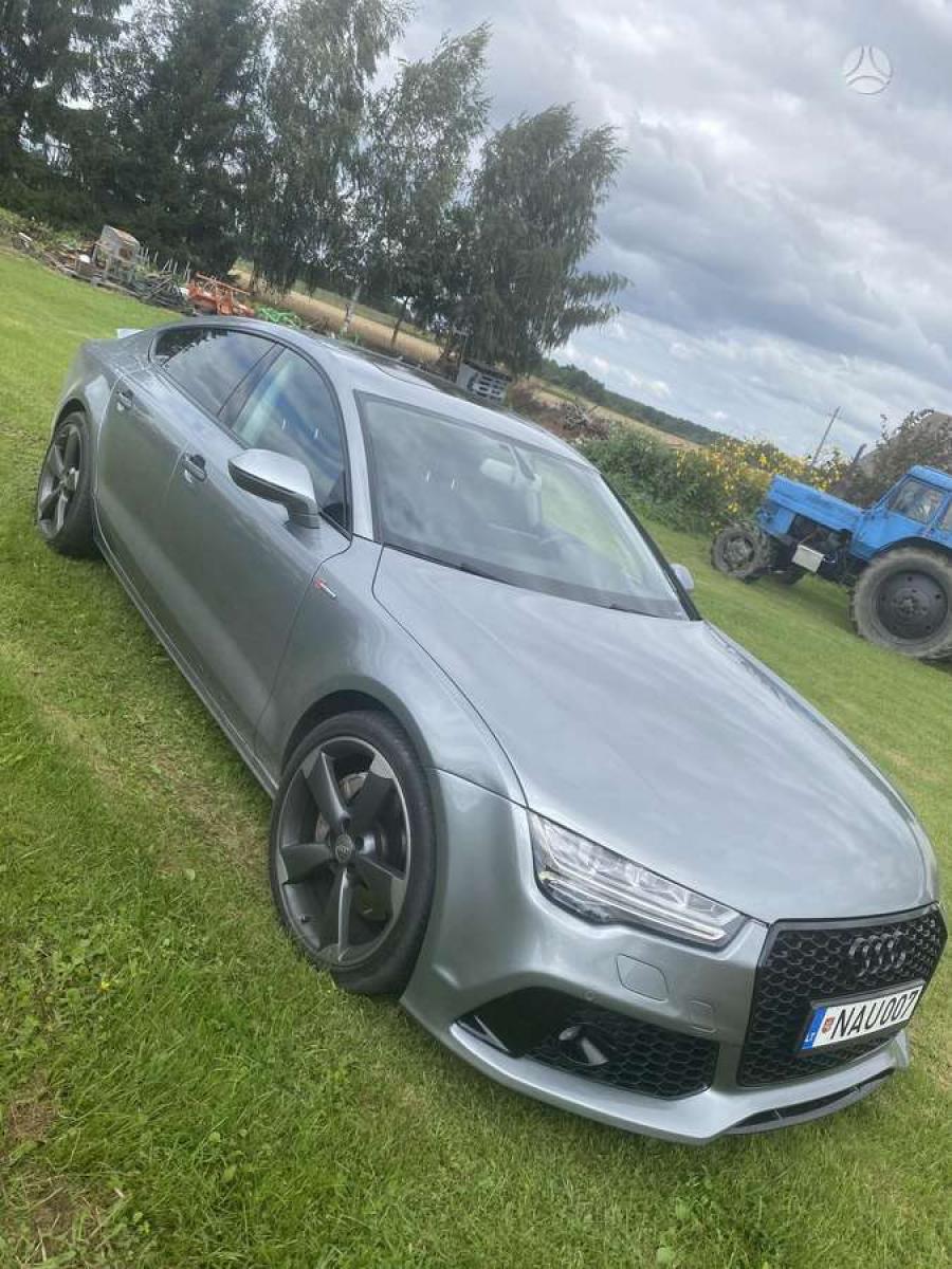 Pelēks Audi A7 Sportback 2015 Kauņa, ar dzinēja tilpumu 3.00 L un nobraukumu 174 tūkst. km par 14900 €, foto 8 vietnē AUTOMOTO.COM.LV