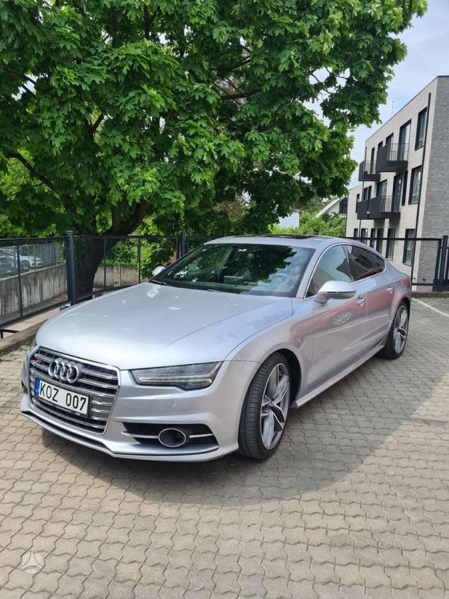 Grey Audi A7 Sportback 2016 in Kaunas, with an engine capacity of 3.00 L and mileage of 170 thousand km for 19500 €, photo 1 on AUTOMOTO.COM.LV