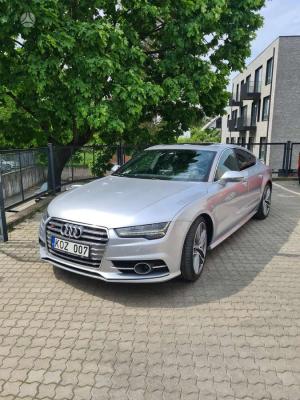 Grey Audi A7 Sportback 2016 in Kaunas, with an engine capacity of 3.00 L and mileage of 170 thousand km for 19500 €, photo 4 on AUTOMOTO.COM.LV