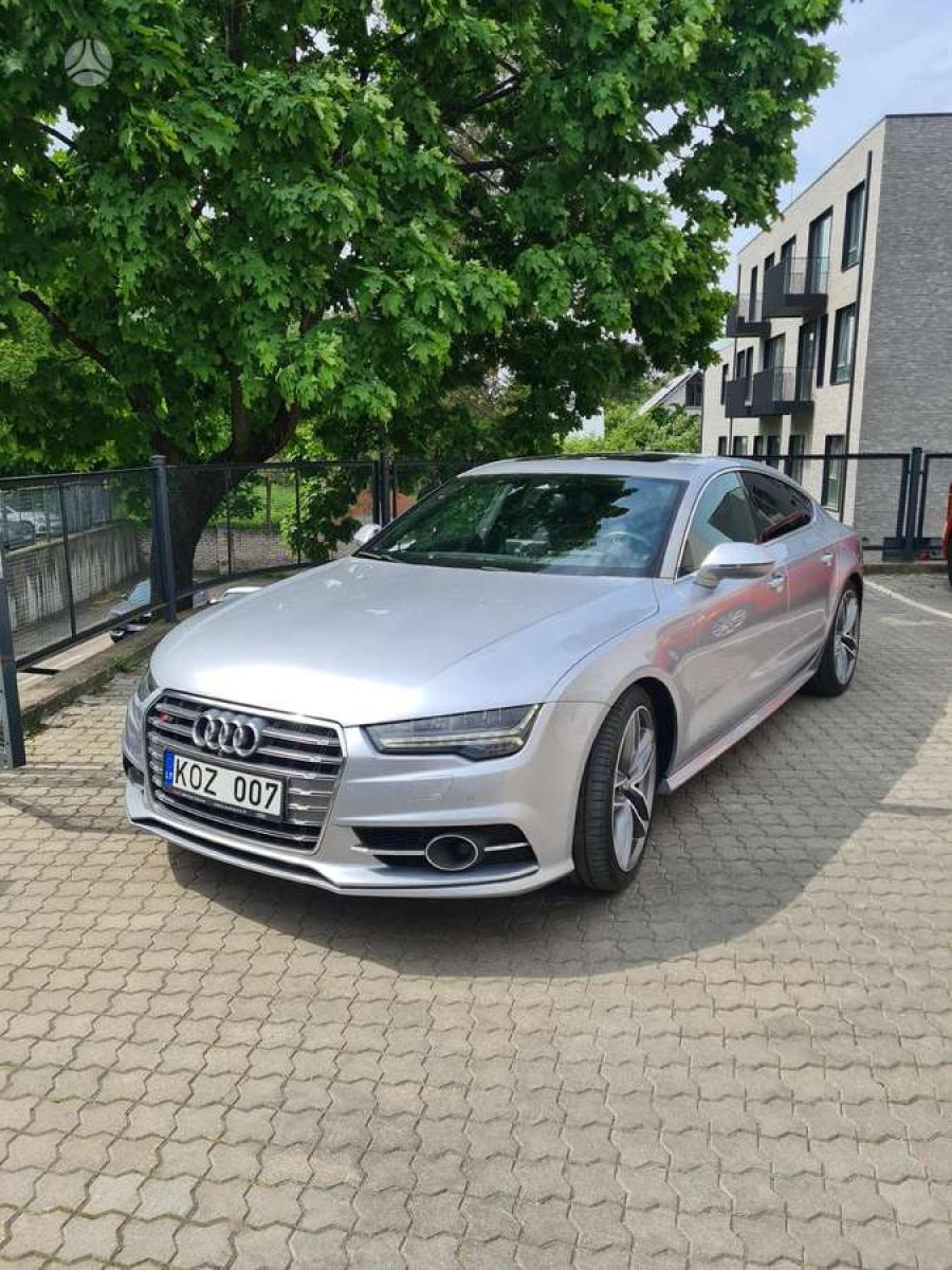 Grey Audi A7 Sportback 2016 in Kaunas, with an engine capacity of 3.00 L and mileage of 170 thousand km for 19500 €, photo 4 on AUTOMOTO.COM.LV