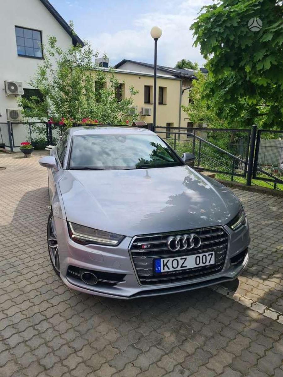 Grey Audi A7 Sportback 2016 in Kaunas, with an engine capacity of 3.00 L and mileage of 170 thousand km for 19500 €, photo 6 on AUTOMOTO.COM.LV