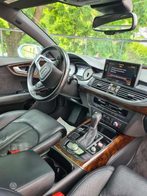 Grey Audi A7 Sportback 2016 in Kaunas, with an engine capacity of 3.00 L and mileage of 170 thousand km for 19500 €, photo 10 on AUTOMOTO.COM.LV