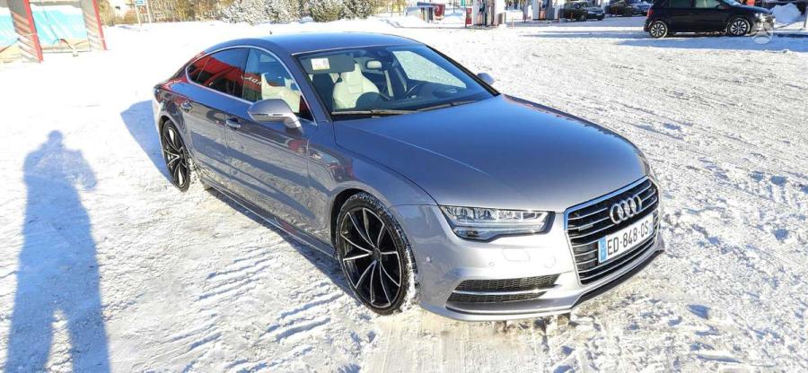 Pelēks Audi A7 Sportback 2016 Rokiškis, ar dzinēja tilpumu 3.00 L un nobraukumu 210 tūkst. km par 17999 €, foto 3 vietnē AUTOMOTO.COM.LV