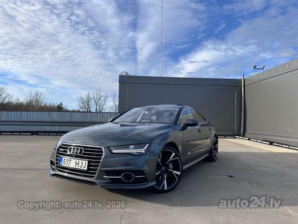 Grey Audi A7 Sportback 2016 in Tallinn, with an engine capacity of 3.00 L and mileage of 183 thousand km for 25900 €, photo 1 on AUTOMOTO.COM.LV