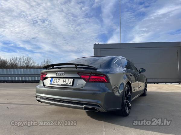Grey Audi A7 Sportback 2016 in Tallinn, with an engine capacity of 3.00 L and mileage of 183 thousand km for 25900 €, photo 6 on AUTOMOTO.COM.LV