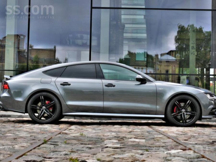 Pelēks Audi A7 Sportback 2016 Rīga, ar dzinēja tilpumu 3.00 L un nobraukumu 215 tūkst. km par 23900 €, foto 3 vietnē AUTOMOTO.COM.LV
