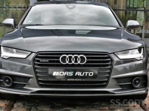 Pelēks Audi A7 Sportback 2016 Rīga, ar dzinēja tilpumu 3.00 L un nobraukumu 215 tūkst. km par 23900 €, foto 4 vietnē AUTOMOTO.COM.LV