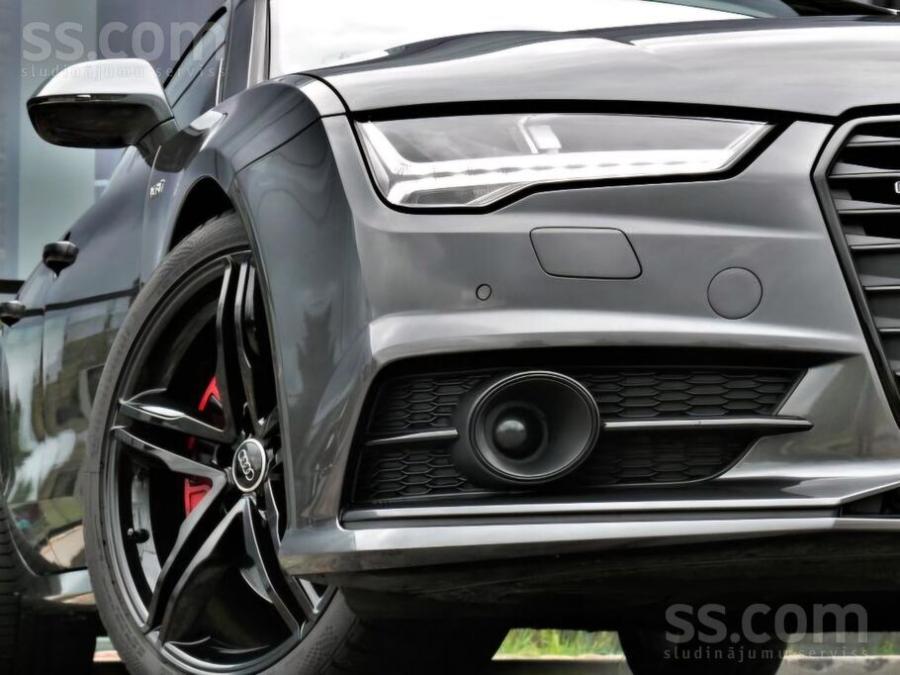 Pelēks Audi A7 Sportback 2016 Rīga, ar dzinēja tilpumu 3.00 L un nobraukumu 215 tūkst. km par 23900 €, foto 5 vietnē AUTOMOTO.COM.LV