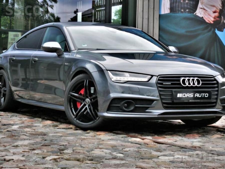 Pelēks Audi A7 Sportback 2016 Rīga, ar dzinēja tilpumu 3.00 L un nobraukumu 215 tūkst. km par 23900 €, foto 8 vietnē AUTOMOTO.COM.LV