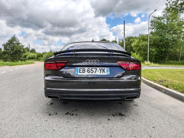 Pelēks Audi A7 Sportback 2016 Tauragė, ar dzinēja tilpumu 3.00 L un nobraukumu 223 tūkst. km par 13300 €, foto 5 vietnē AUTOMOTO.COM.LV
