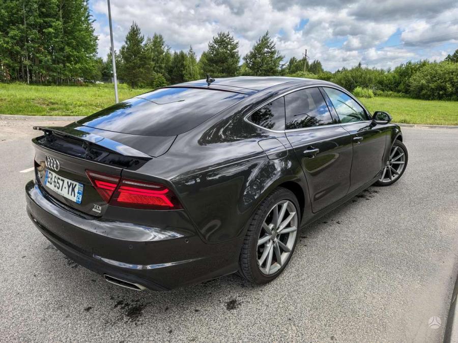 Pelēks Audi A7 Sportback 2016 Tauragė, ar dzinēja tilpumu 3.00 L un nobraukumu 223 tūkst. km par 13300 €, foto 7 vietnē AUTOMOTO.COM.LV