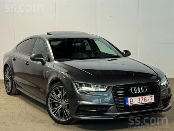 Grey Audi A7 Sportback 2016 in Jurmala, with an engine capacity of 2.00 L and mileage of 218 thousand km for 18950 €, photo 2 on AUTOMOTO.COM.LV