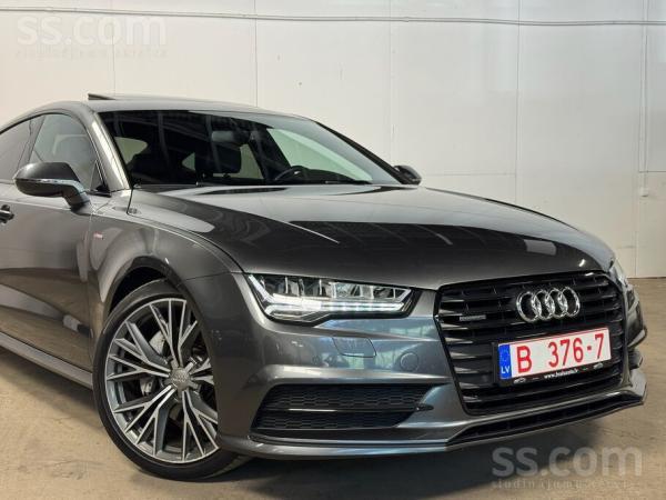 Grey Audi A7 Sportback 2016 in Jurmala, with an engine capacity of 2.00 L and mileage of 218 thousand km for 18950 €, photo 3 on AUTOMOTO.COM.LV