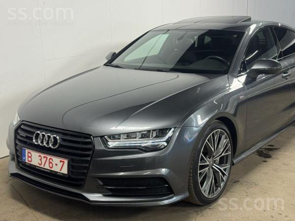 Grey Audi A7 Sportback 2016 in Jurmala, with an engine capacity of 2.00 L and mileage of 218 thousand km for 18950 €, photo 7 on AUTOMOTO.COM.LV