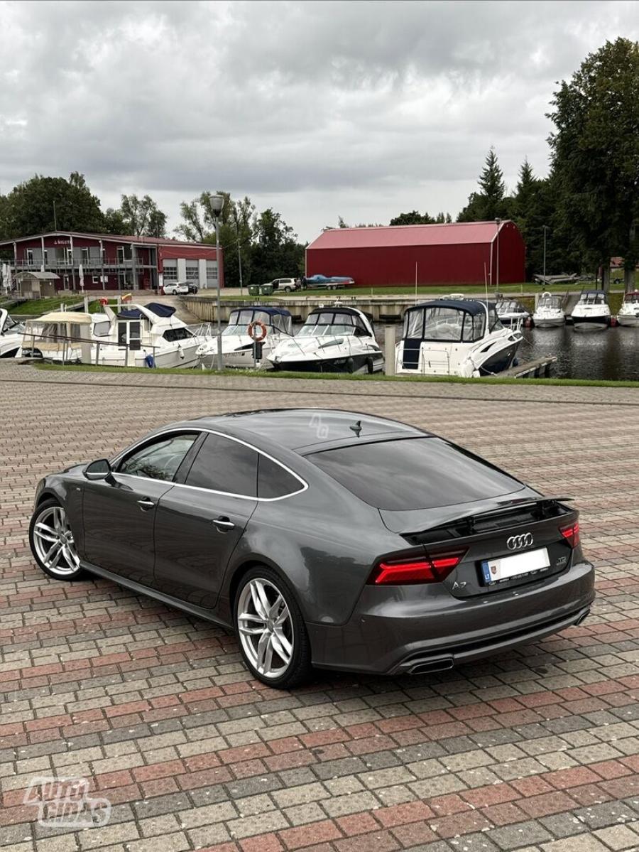 Grey Audi A7 Sportback 2016 in Klaipeda, with an engine capacity of 3.00 L and mileage of 210 thousand km for 22000 €, photo 5 on AUTOMOTO.COM.LV