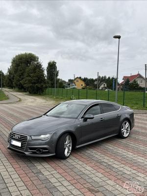 Grey Audi A7 Sportback 2016 in Klaipeda, with an engine capacity of 3.00 L and mileage of 210 thousand km for 22000 €, photo 6 on AUTOMOTO.COM.LV