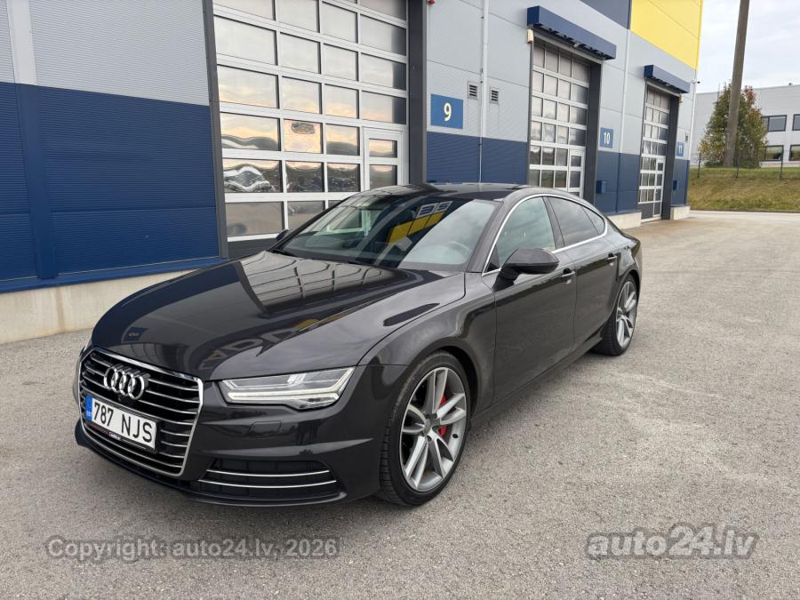 Grey Audi A7 Sportback 2016 in Tallinn, with an engine capacity of 3.00 L and mileage of 238 thousand km for 21990 €, photo 1 on AUTOMOTO.COM.LV