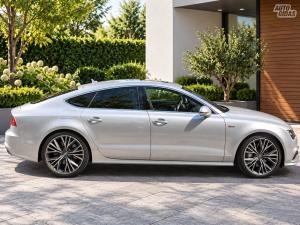 Grey Audi A7 Sportback 2016 in Kaunas, with an engine capacity of 3.00 L and mileage of 185 thousand km for 15900 €, photo 3 on AUTOMOTO.COM.LV