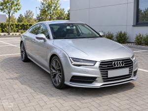 Grey Audi A7 Sportback 2016 in Kaunas, with an engine capacity of 3.00 L and mileage of 185 thousand km for 15900 €, photo 4 on AUTOMOTO.COM.LV