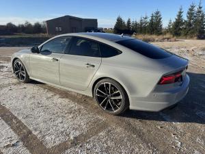 Grey Audi A7 Sportback 2017 in Jurbarkas, with an engine capacity of 2.97 L and mileage of 279 thousand km for 22000 €, photo 6 on AUTOMOTO.COM.LV