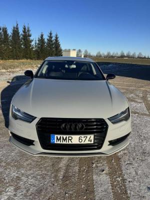Grey Audi A7 Sportback 2017 in Jurbarkas, with an engine capacity of 2.97 L and mileage of 279 thousand km for 22000 €, photo 12 on AUTOMOTO.COM.LV