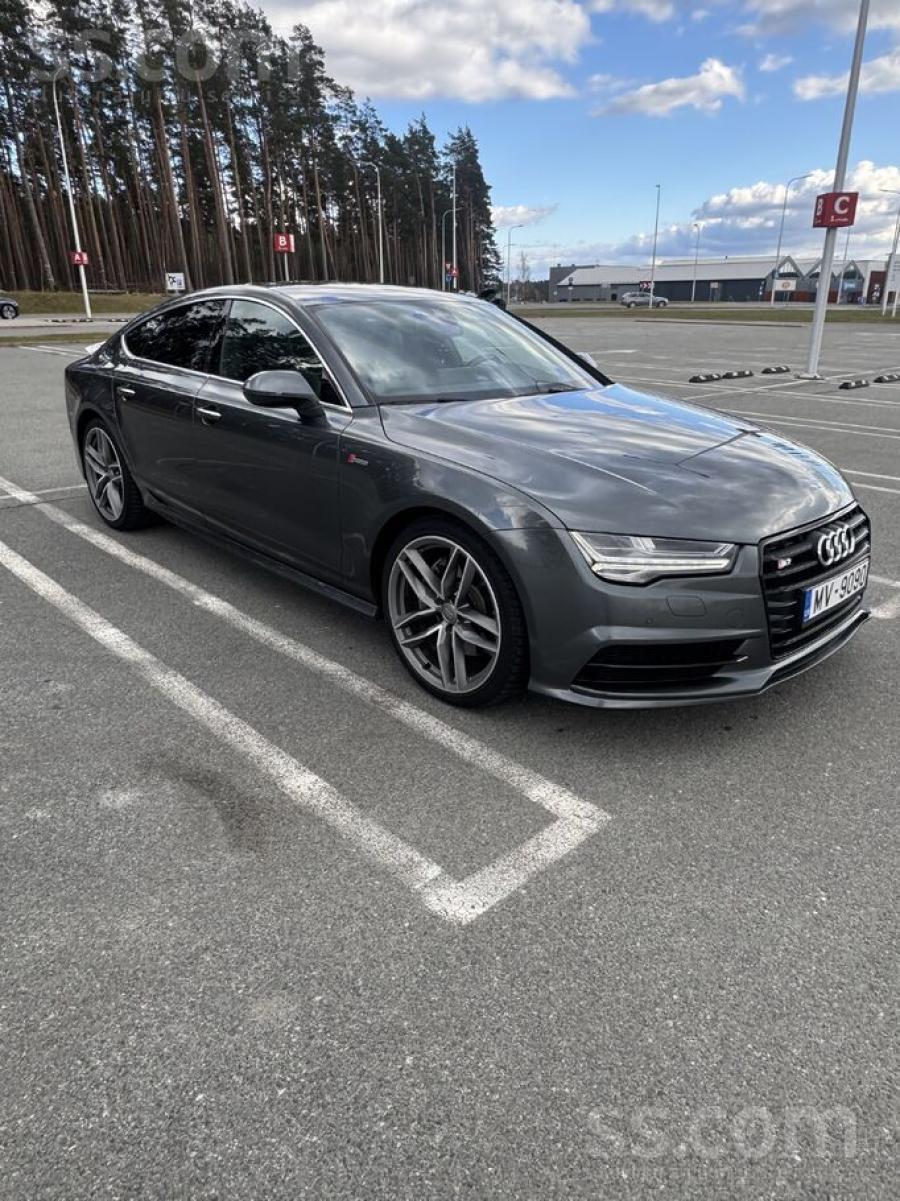 Pelēks Audi A7 Sportback 2017 Rīga, ar dzinēja tilpumu 3.00 L un nobraukumu 221 tūkst. km par 18500 €, foto 1 vietnē AUTOMOTO.COM.LV
