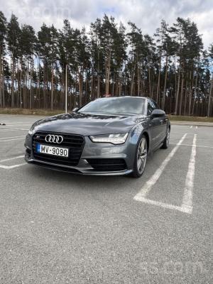 Pelēks Audi A7 Sportback 2017 Rīga, ar dzinēja tilpumu 3.00 L un nobraukumu 221 tūkst. km par 18500 €, foto 3 vietnē AUTOMOTO.COM.LV
