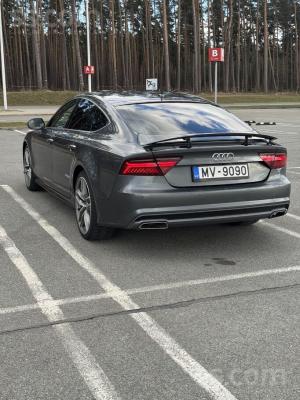Pelēks Audi A7 Sportback 2017 Rīga, ar dzinēja tilpumu 3.00 L un nobraukumu 221 tūkst. km par 18500 €, foto 5 vietnē AUTOMOTO.COM.LV