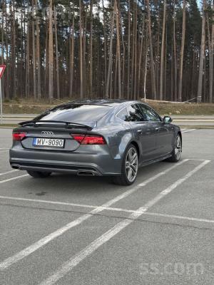 Pelēks Audi A7 Sportback 2017 Rīga, ar dzinēja tilpumu 3.00 L un nobraukumu 221 tūkst. km par 18500 €, foto 6 vietnē AUTOMOTO.COM.LV