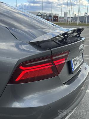 Pelēks Audi A7 Sportback 2017 Rīga, ar dzinēja tilpumu 3.00 L un nobraukumu 221 tūkst. km par 18500 €, foto 7 vietnē AUTOMOTO.COM.LV