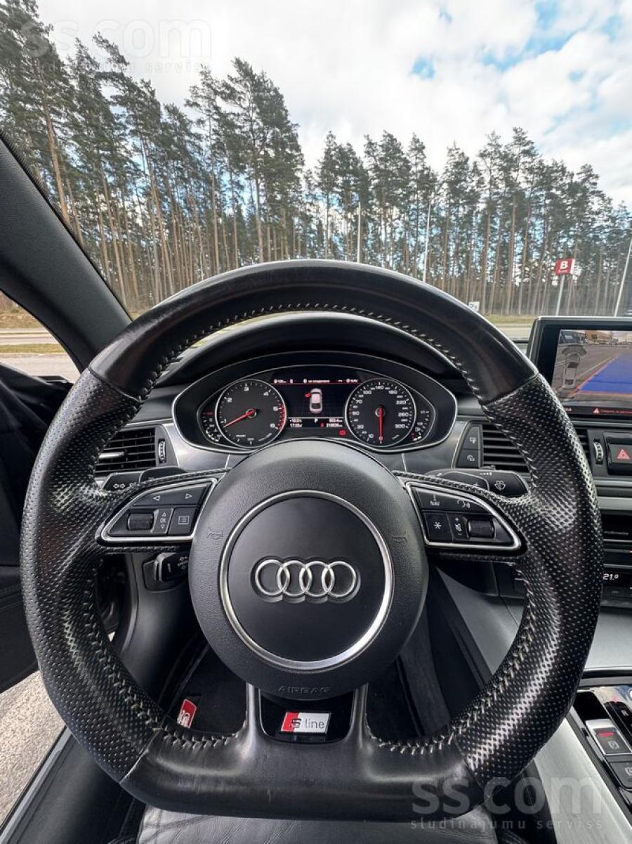 Pelēks Audi A7 Sportback 2017 Rīga, ar dzinēja tilpumu 3.00 L un nobraukumu 221 tūkst. km par 18500 €, foto 16 vietnē AUTOMOTO.COM.LV