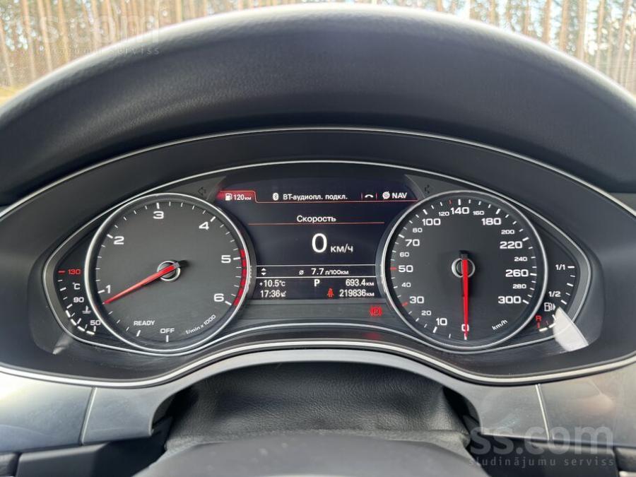 Pelēks Audi A7 Sportback 2017 Rīga, ar dzinēja tilpumu 3.00 L un nobraukumu 221 tūkst. km par 18500 €, foto 17 vietnē AUTOMOTO.COM.LV
